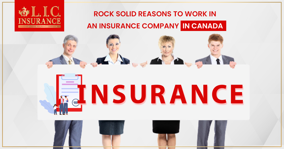 Rock Solid Reasons to Work in an Insurance Company in Canada