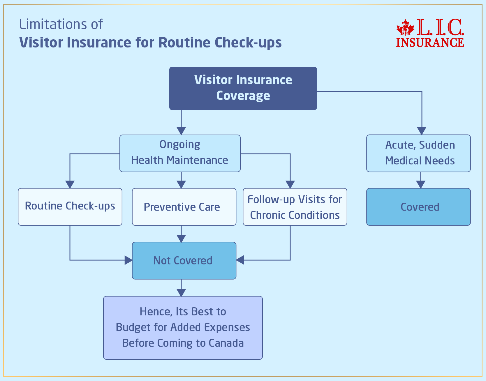 Can I use Visitor Insurance for routine check-ups and preventive care ...