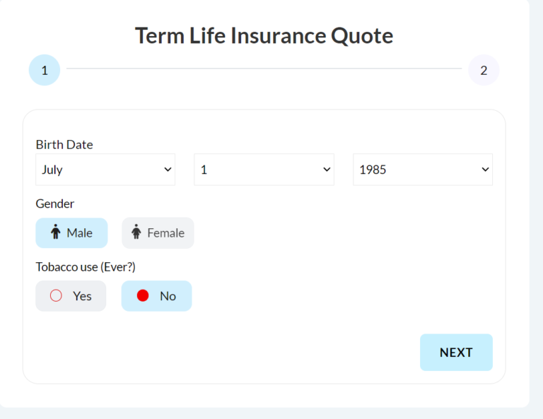 Average Term Life Insurance Rate Chart By Age: What Canadians Need To ...