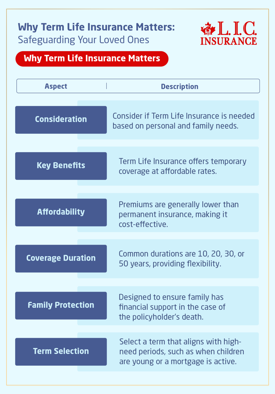 What Are the Benefits of Term Insurance for Death? | Canadian LIC